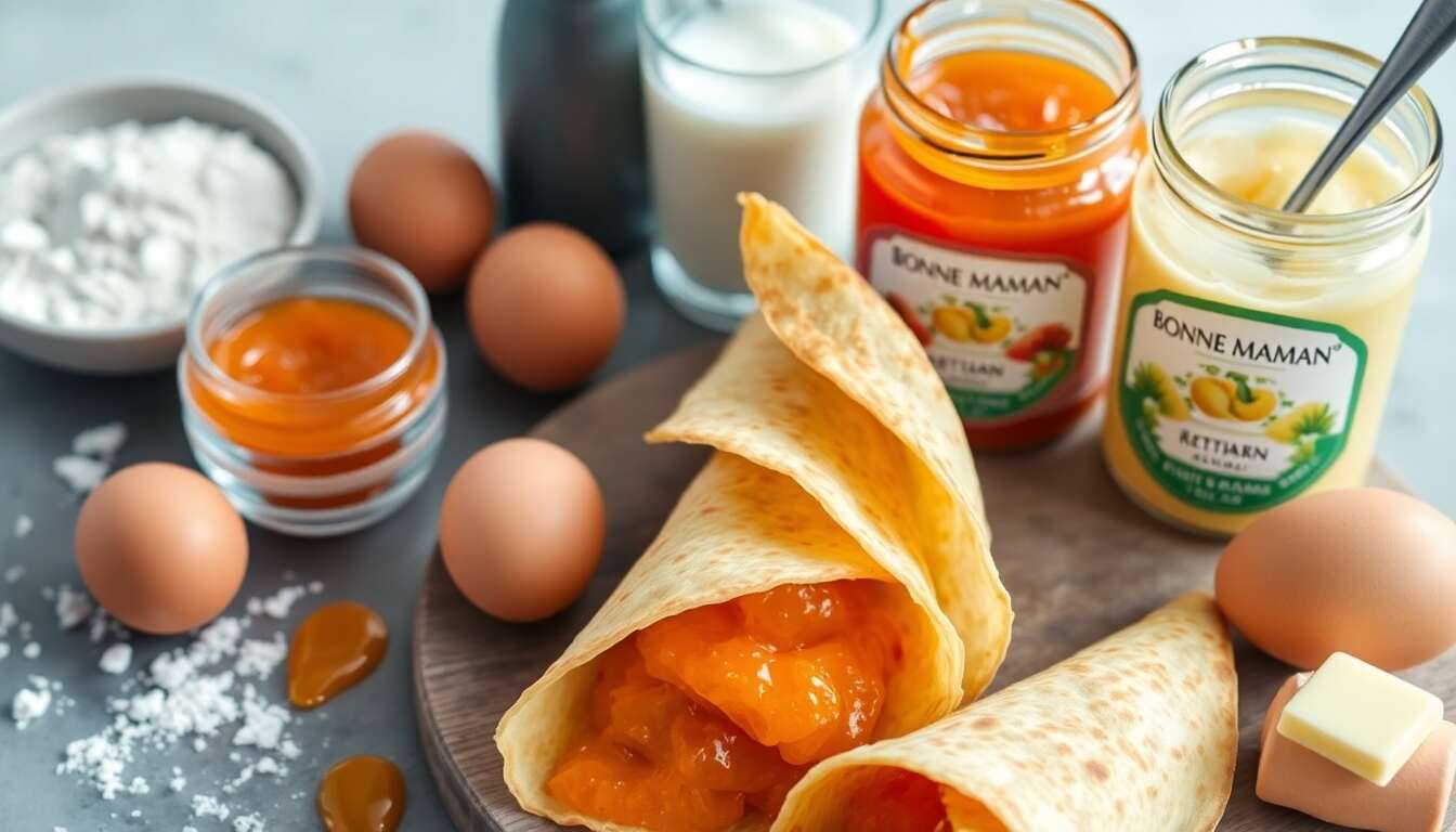 Crêpes Gourmandes avec Bonne Maman