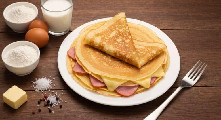 Crêpes au jambon et fromage : une délice facile à réaliser